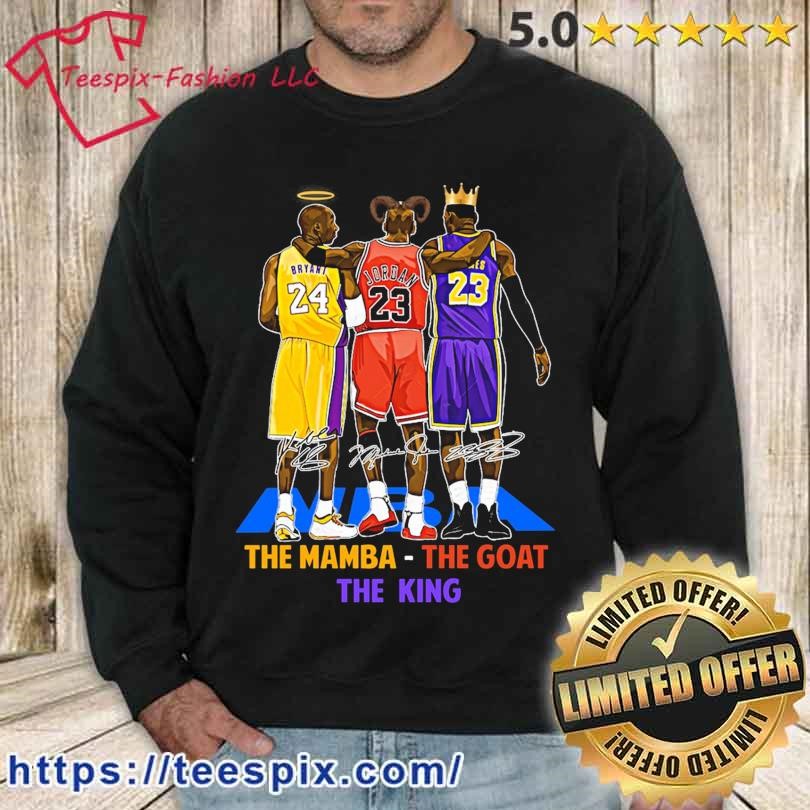 NBA Legends Kobe Bryant The Mamba Michael Jordan The Goat Lebron Jame ...